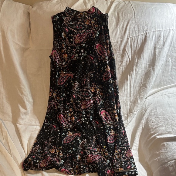 Mudd | Dresses | Mudd Black Paisley Mini Dress | Poshmark